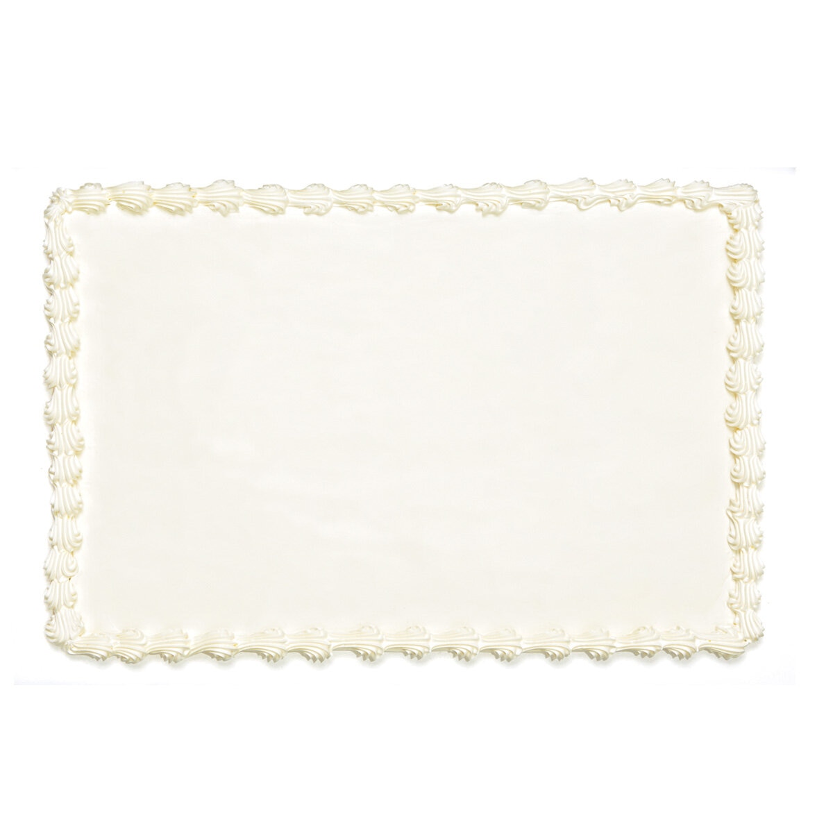 Blank Sheet Cake